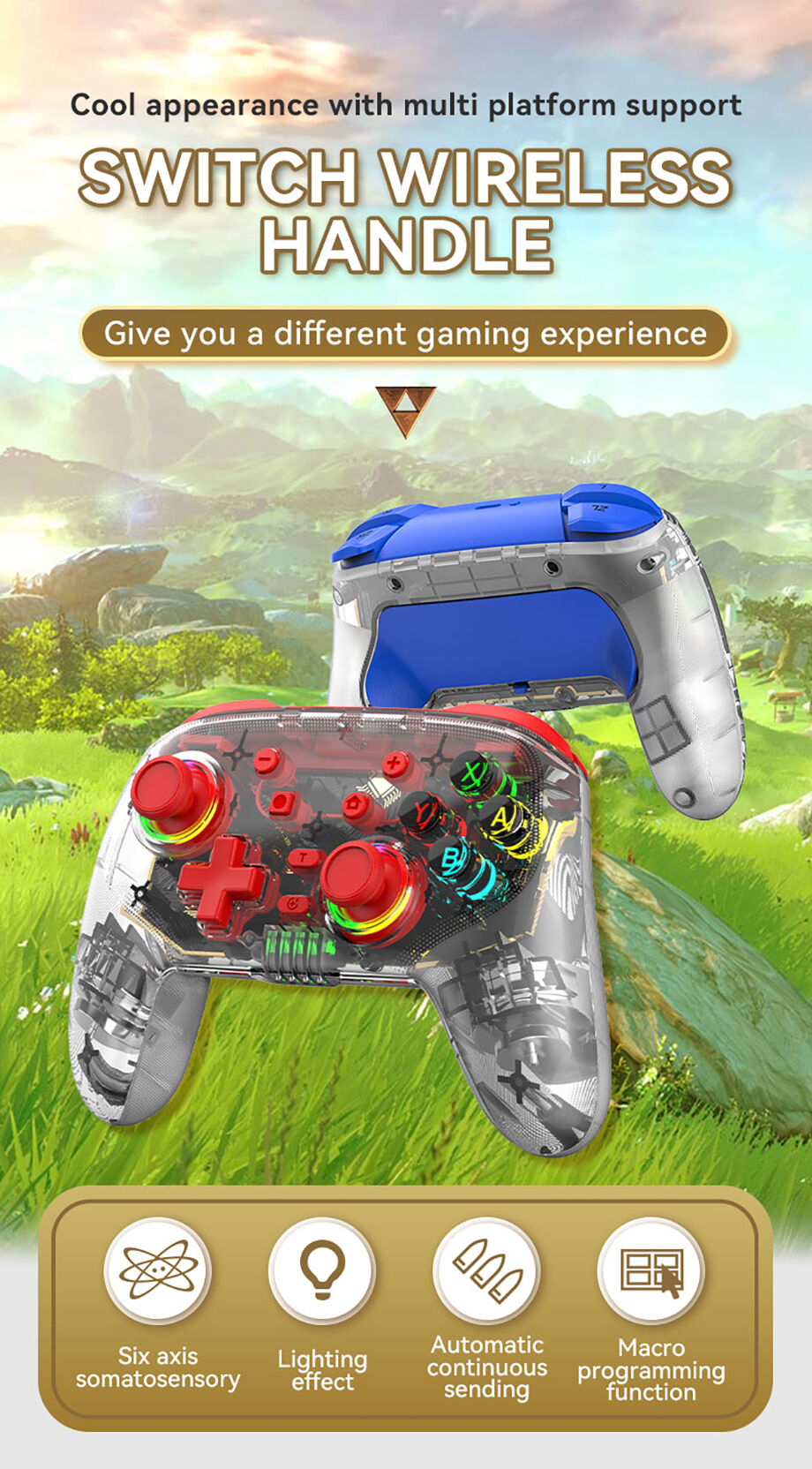 Factory Direct High Quality China Wholesale X S10 Wireless Game ...