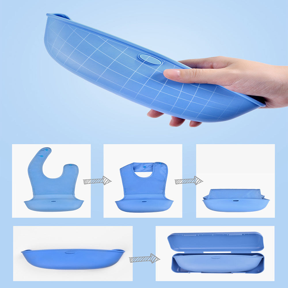 Buy Wholesale China Adjustable Baby Feeding Bibs Waterproof Plastic ...