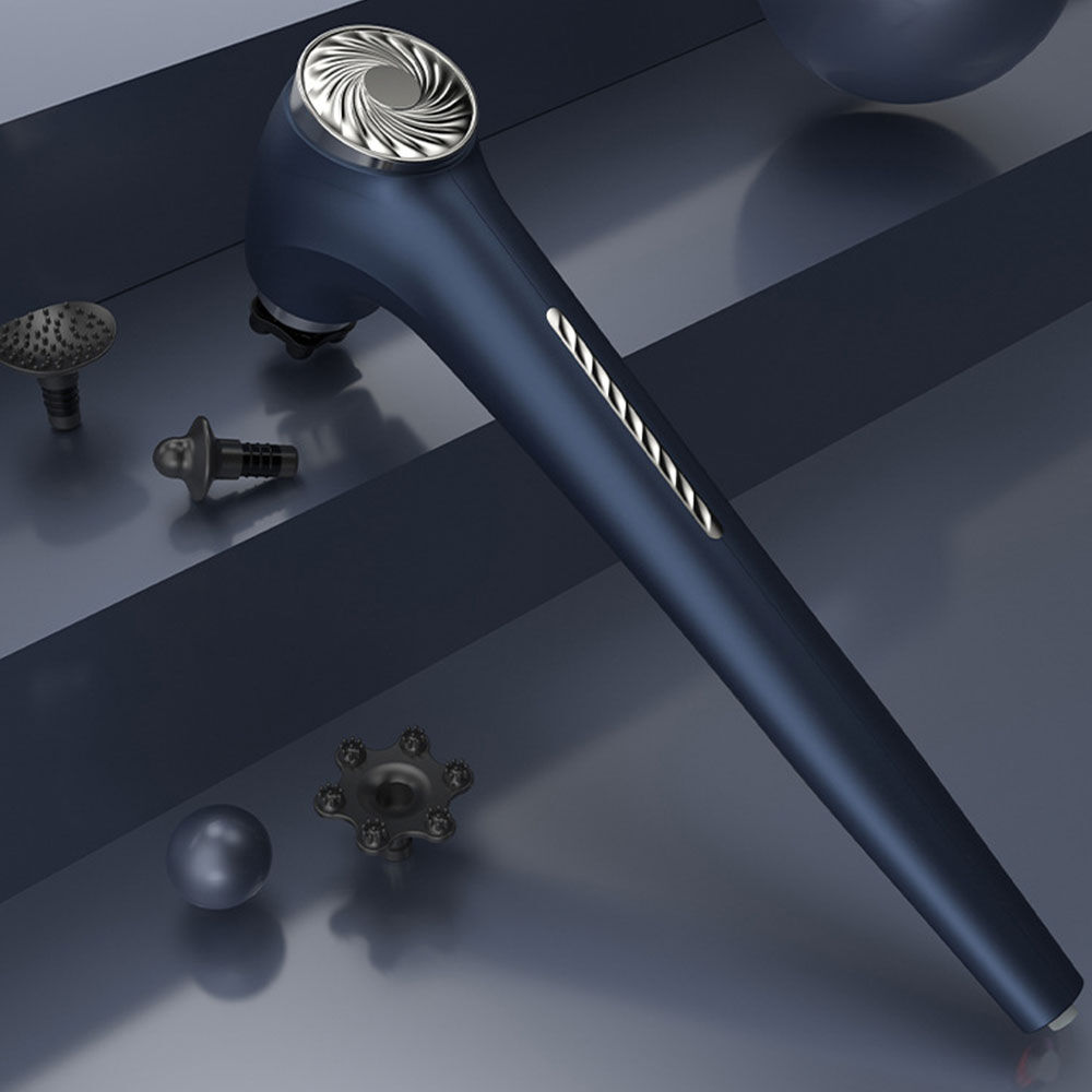 Portable Electric Long Handle Massage Hammer Wireless Handled Massager ...