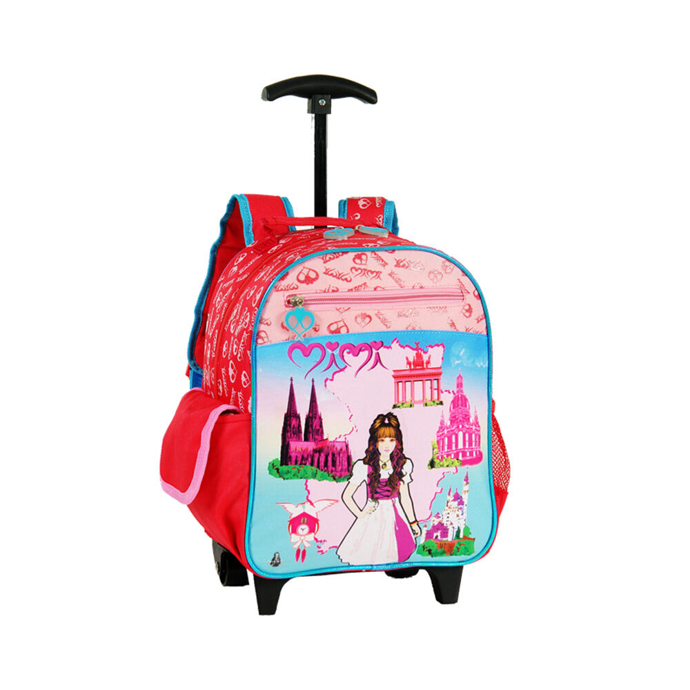 Trolley Backpack Suitable For Children With Cart Wheels Trolley School ...