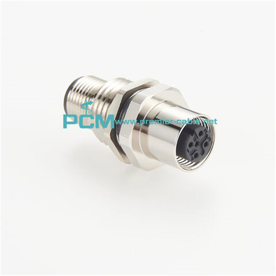 Buy Wholesale China M12 Control Cabinet Feed-through Connector For Can ...