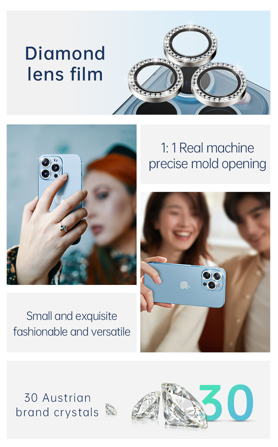 Buy China Wholesale Cooyee +swarovski Diamond +aluminum Alloy Frame ...