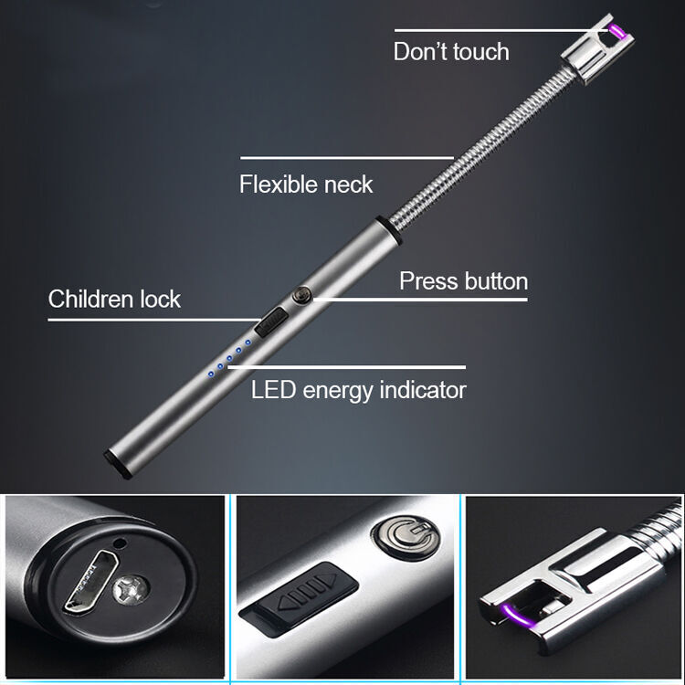 Buy Wholesale China New Usb Electronic Lighter Rechargeable Fireproof ...