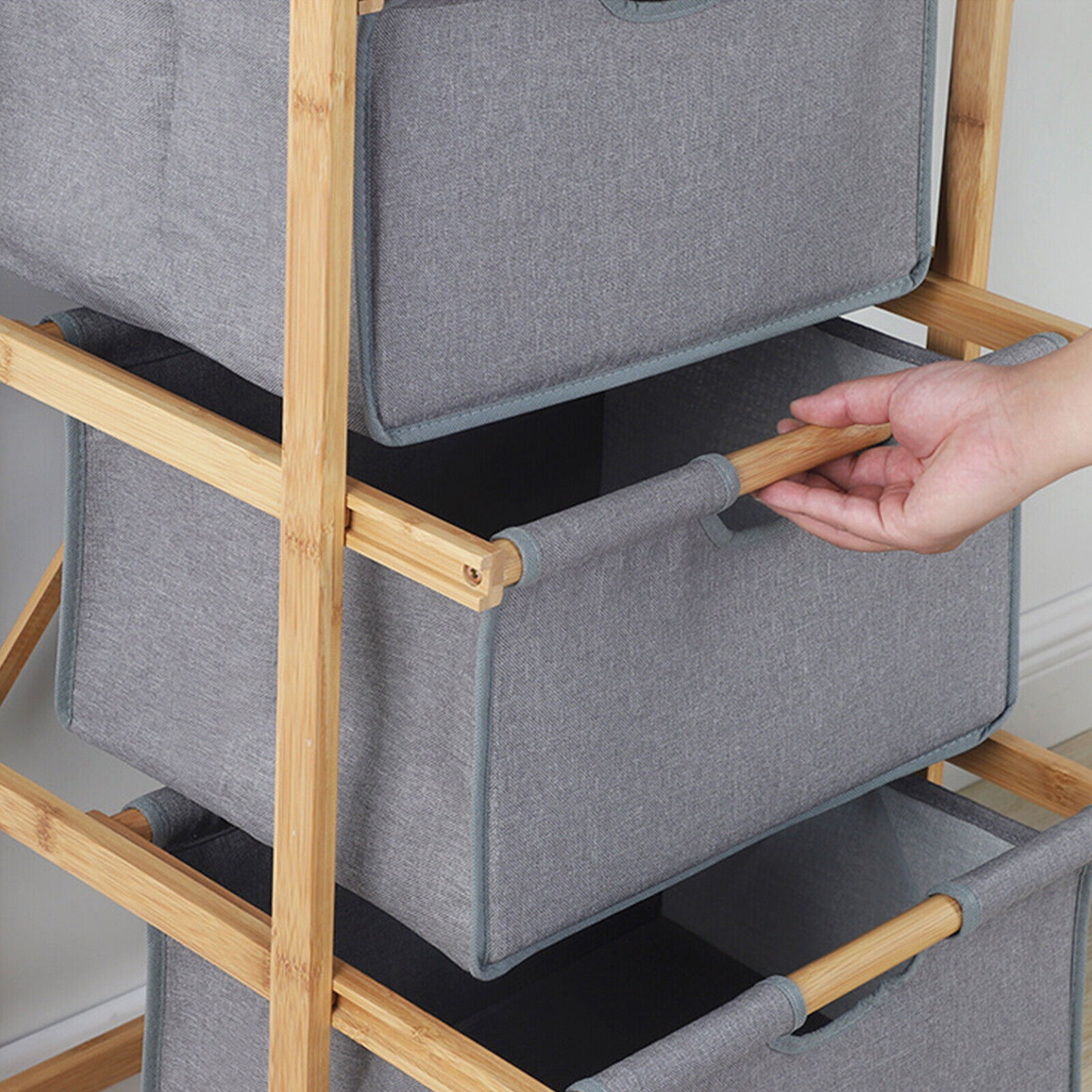 Buy Wholesale China Bamboo Storage Shelf 3-tier Wooden Rack Multi ...