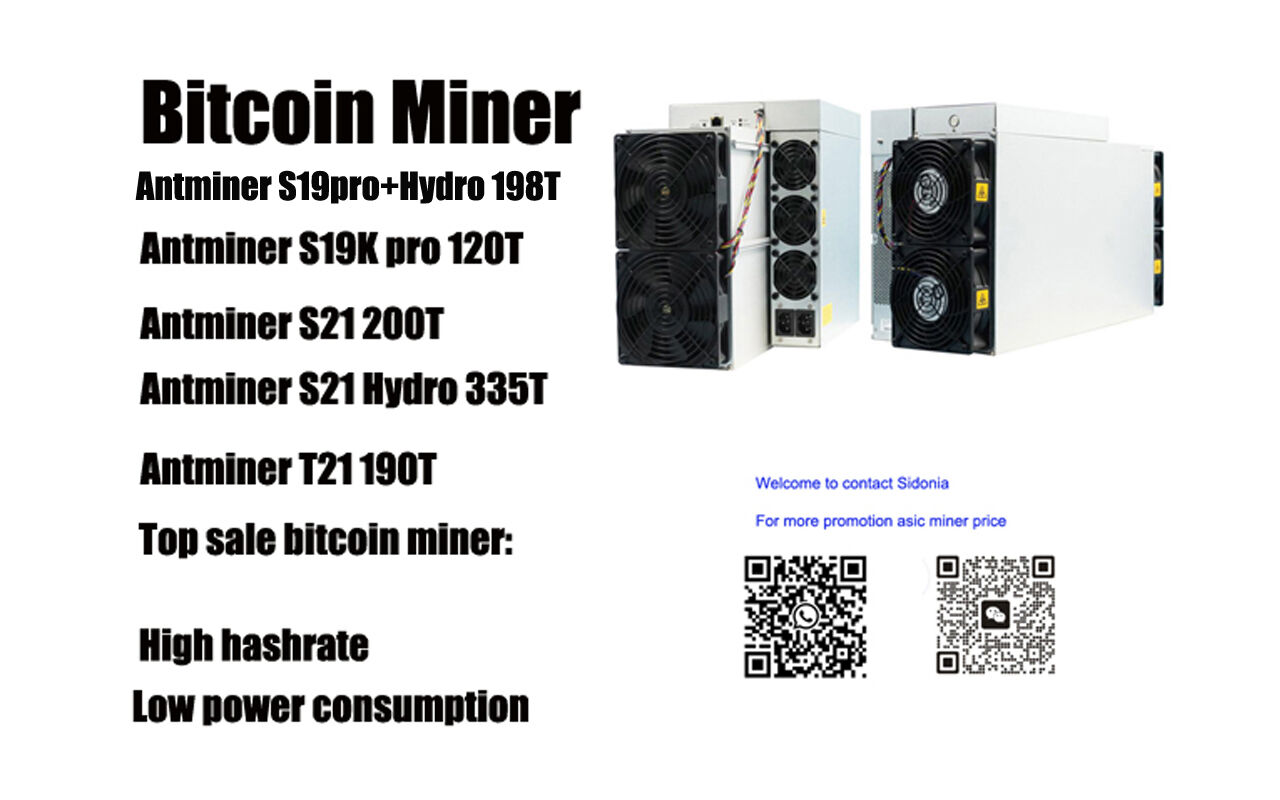Stock New Bitmain Antminer S19pro+ Hydro 198t 191t 184t Water Cooling ...