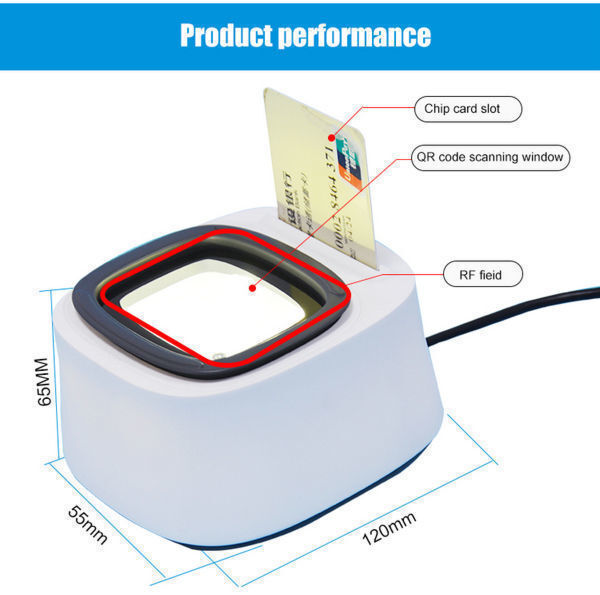 Buy Wholesale China Dual-interface Mrz+rfid Contactless Id Card Reader ...