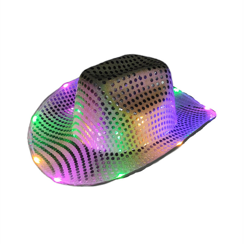 Led Glowing Hat Colorful Street Dance Performance Party Supplies ...