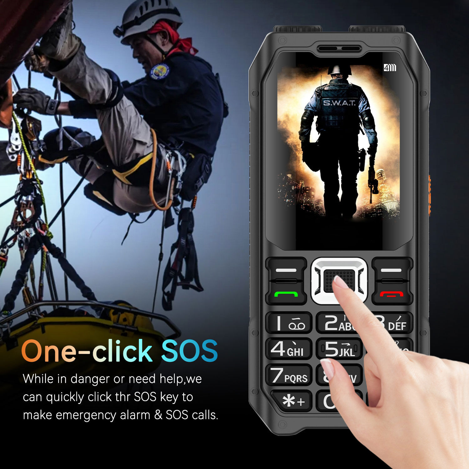 Etross 4 Sim Bar Phone, Rugged Phone, Feature Phone, Cordless Phone ...