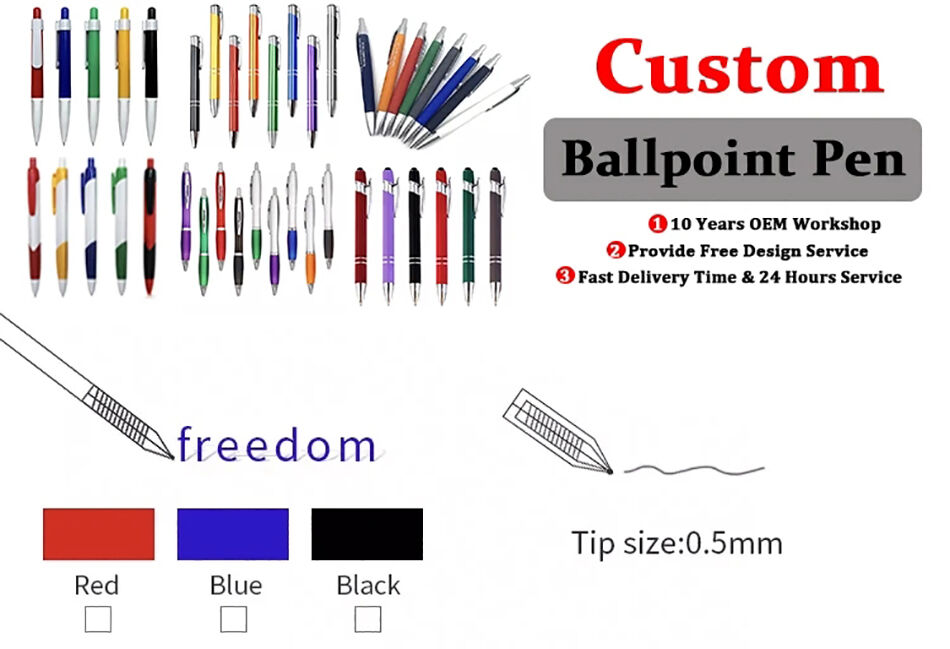 Ballpoint Pens Custom Logo Ball Point Pen Advertising Cheap Promotional ...