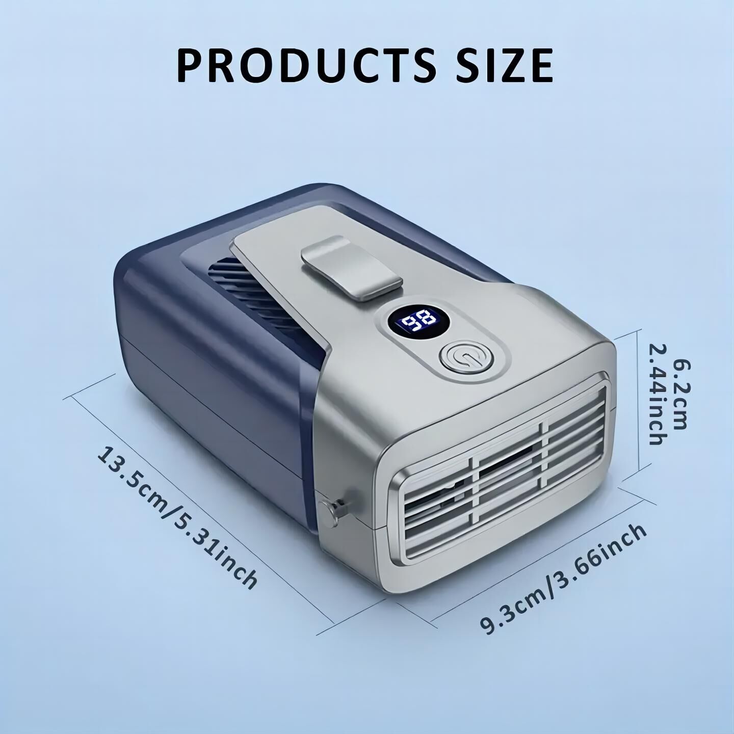 Bulk Buy China Wholesale 12000mah Portable Waist Fan Usb Rechargeable ...