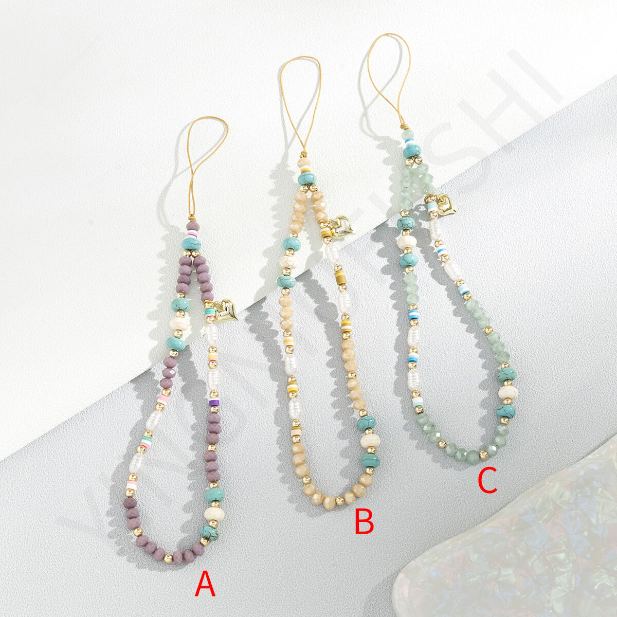 Bulk Buy China Wholesale Mobile Phone Novelties Color Crystal Beaded ...