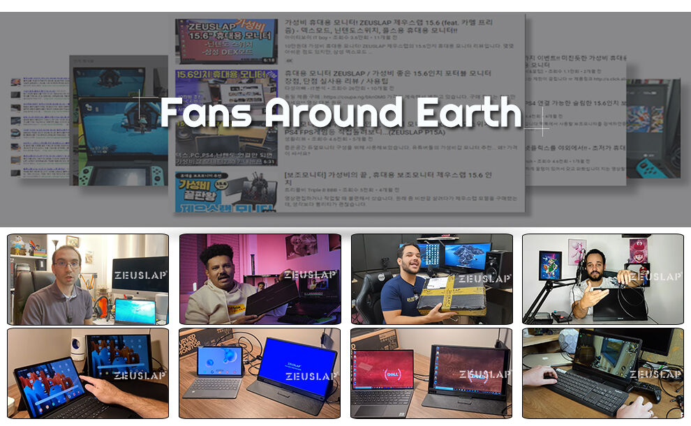 Zeuslap New 16 Inch Portable Gaming Monitor 4k Uhd 100%sgrb 103%ntsc ...