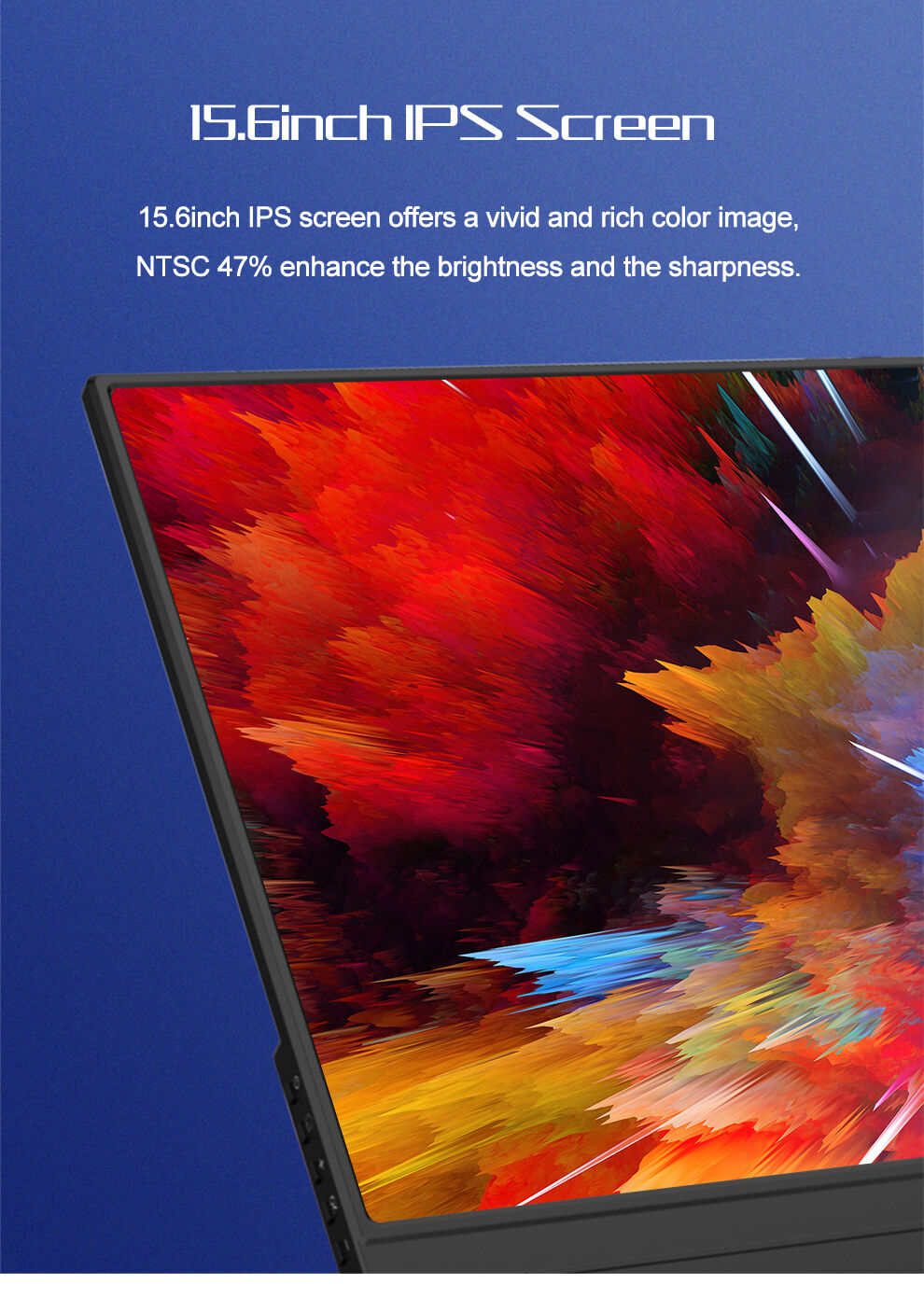 Zeuslap 60hz 15.6 Fhd Ips Travel Pc Lcd Display Portable Monitor ...