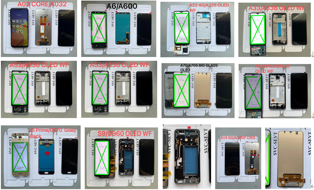 Buy Wholesale China Mobile Phone Lcd Display Screen For Samsunga023 ...