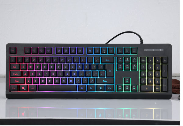 Wired Membrane Gaming Keyboard – With Backlit Rgb Led, Usb-a Connection ...