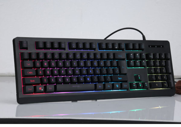 Wired Membrane Gaming Keyboard – With Backlit Rgb Led, Usb-a Connection ...
