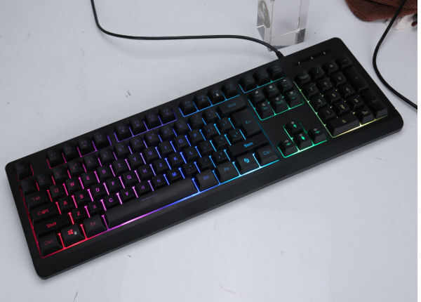 Wired Membrane Gaming Keyboard – With Backlit Rgb Led, Usb-a Connection ...