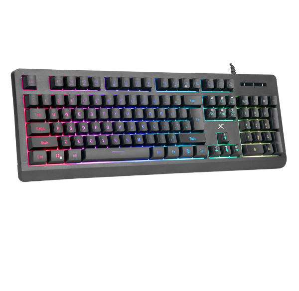 Wired Membrane Gaming Keyboard – With Backlit Rgb Led, Usb-a Connection ...