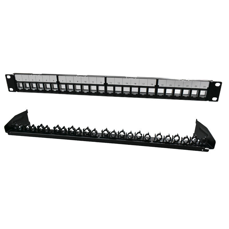 19" 1u 24 Shielded/unshielded Blank Network Patch Panel $5.63 ...