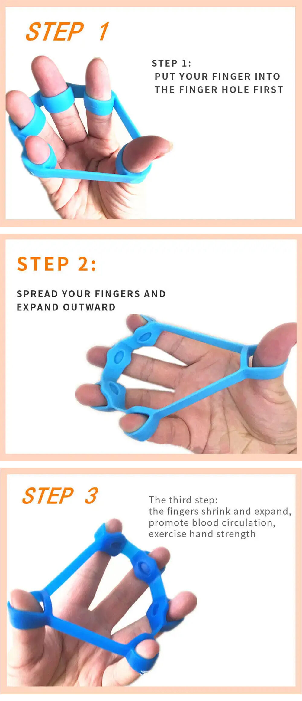 Buy China Wholesale Plain Surface Different Level Hand Finger Exerciser ...