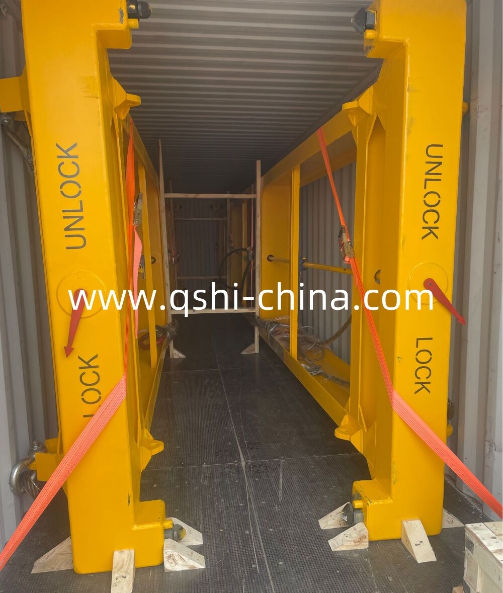 Qshi Demountable Semi-automatic 20ft 40ft Container Spreader - China ...