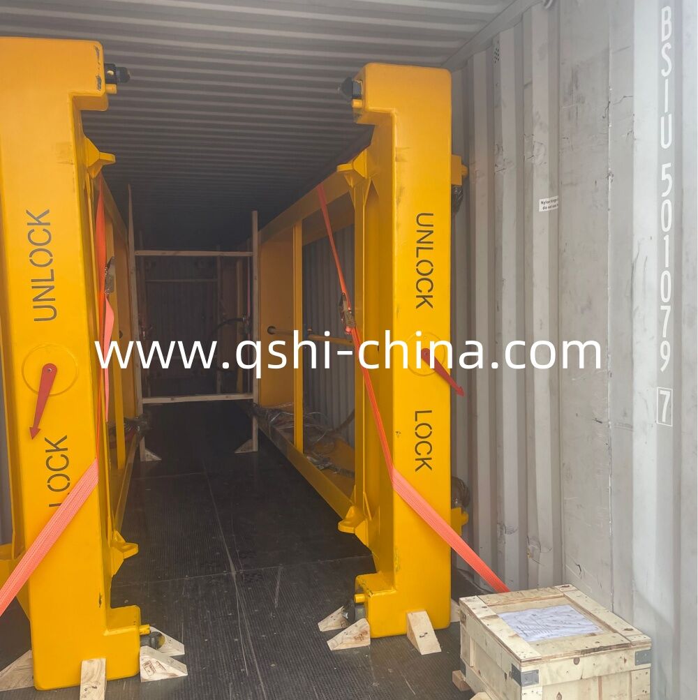 Qshi Demountable Semi-automatic 20ft 40ft Container Spreader - China ...