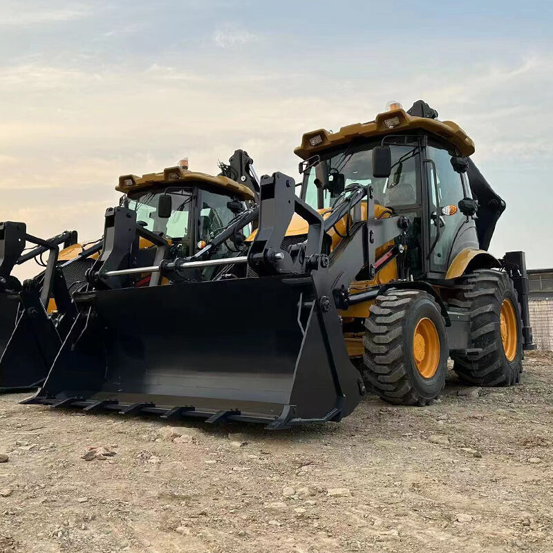 Hot Deal Cheap Mini 4x4 Compact Tractor With Loader Mingyu Backhoe ...