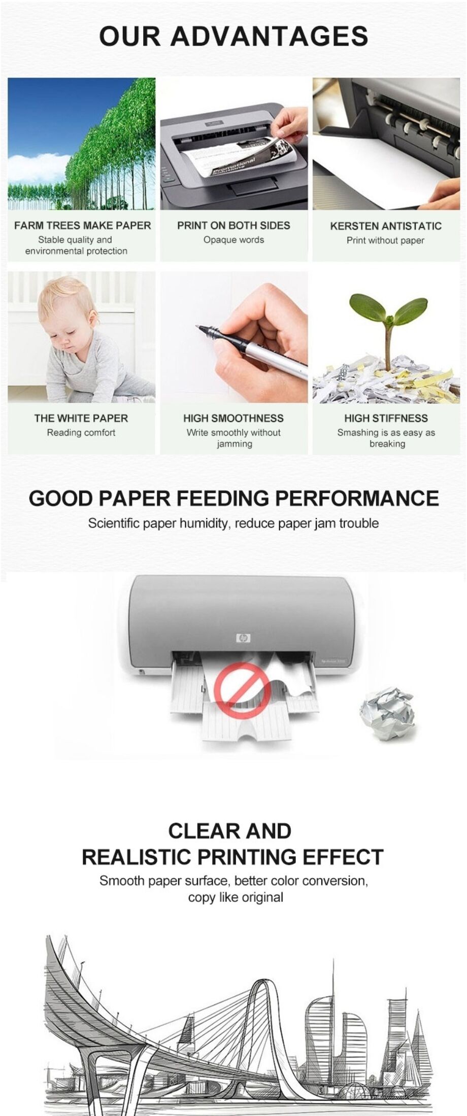 Buy Wholesale China Big Copy Papy In Reels A4 Copier Paper 70 80 Gsm ...