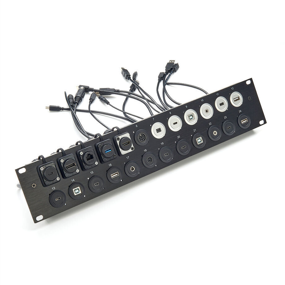 Buy China Wholesale Rack Panel With 24 D-series Punch-outs 2u 19-inch ...