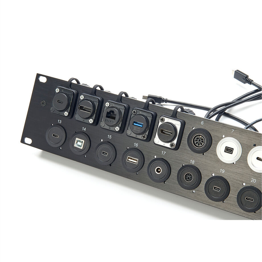 Buy China Wholesale Rack Panel With 24 D-series Punch-outs 2u 19-inch ...