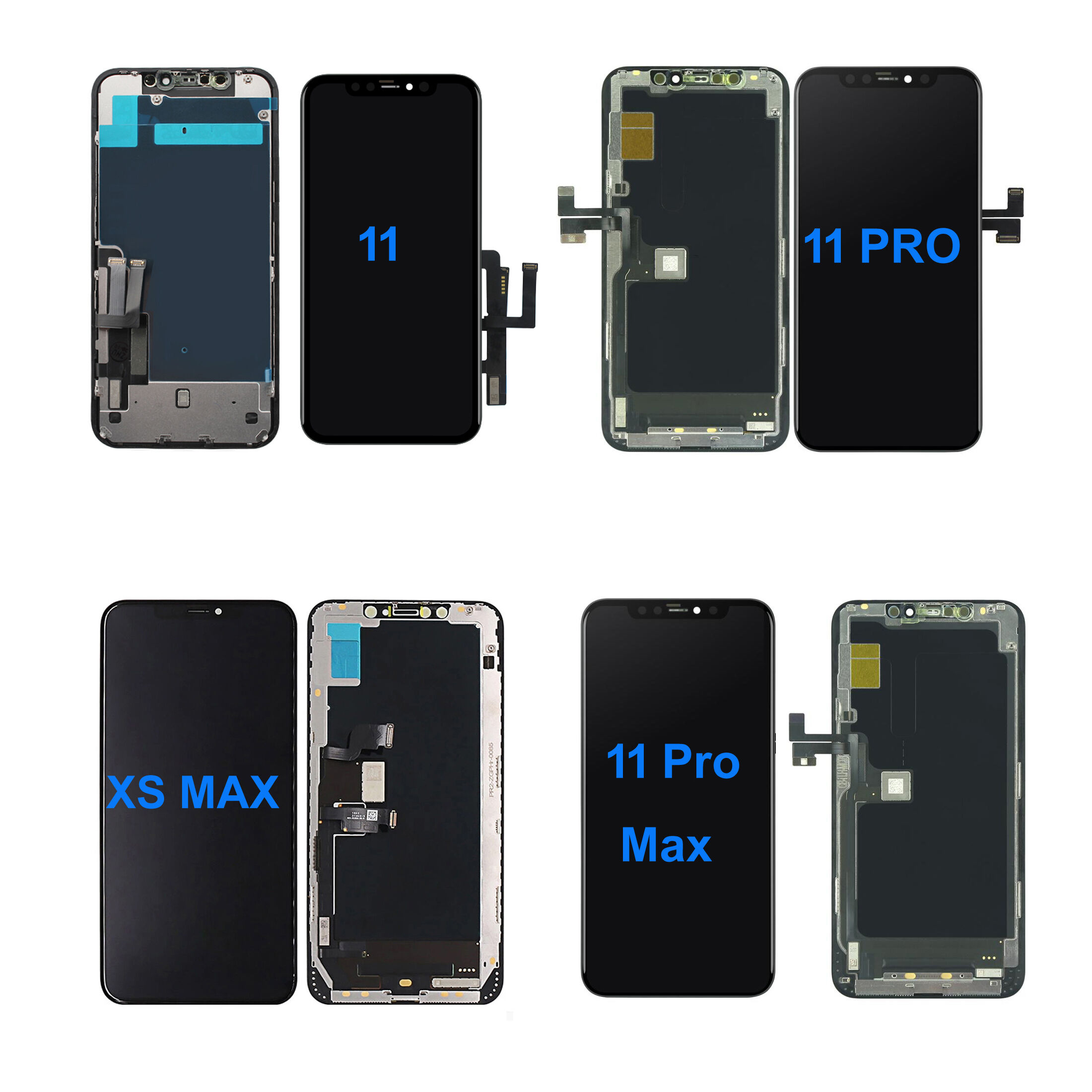 Rj Incell Mobile Phone Lcds Display For Iphone X Xs Xr Xs Max 11 12 Pro ...