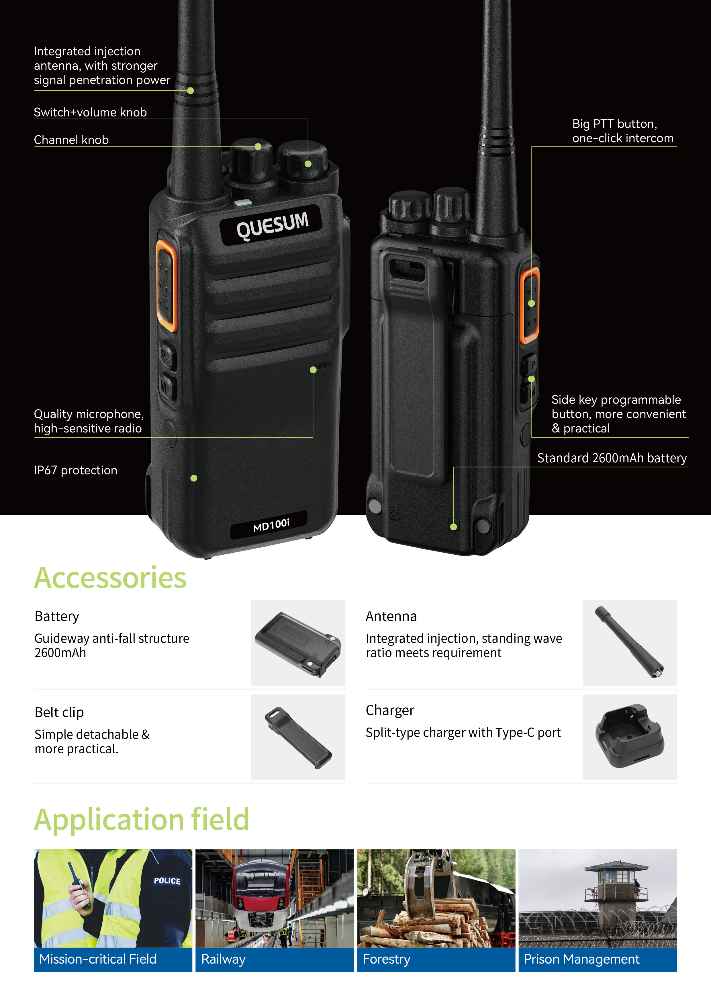 Buy Wholesale China Ip67 Waterproof Dmr With Aes256 Two Way Radio ...