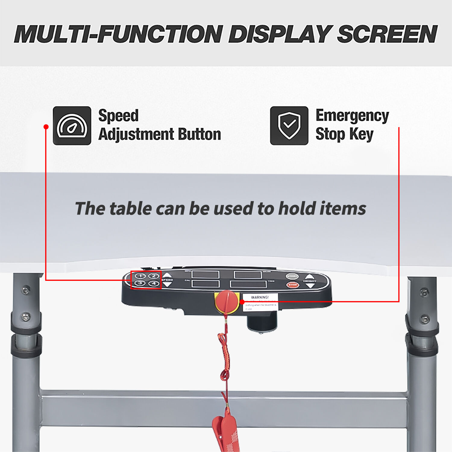 Home Use Ac Motor Treadmill With Table - Expore China Wholesale Ac ...