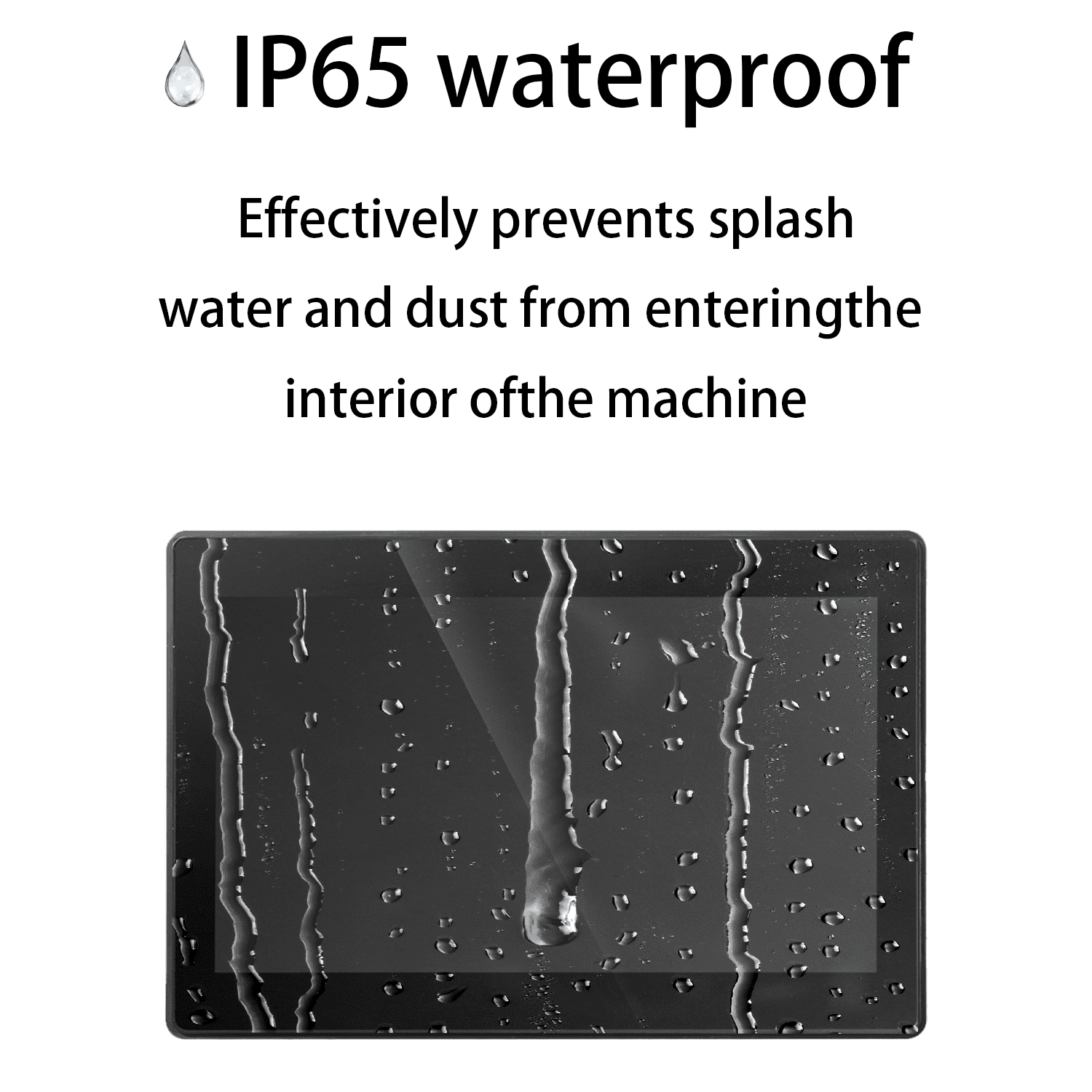 Reliable High Resolution 10.1 Inch Front Ip65 All-in-one Pc Oem ...