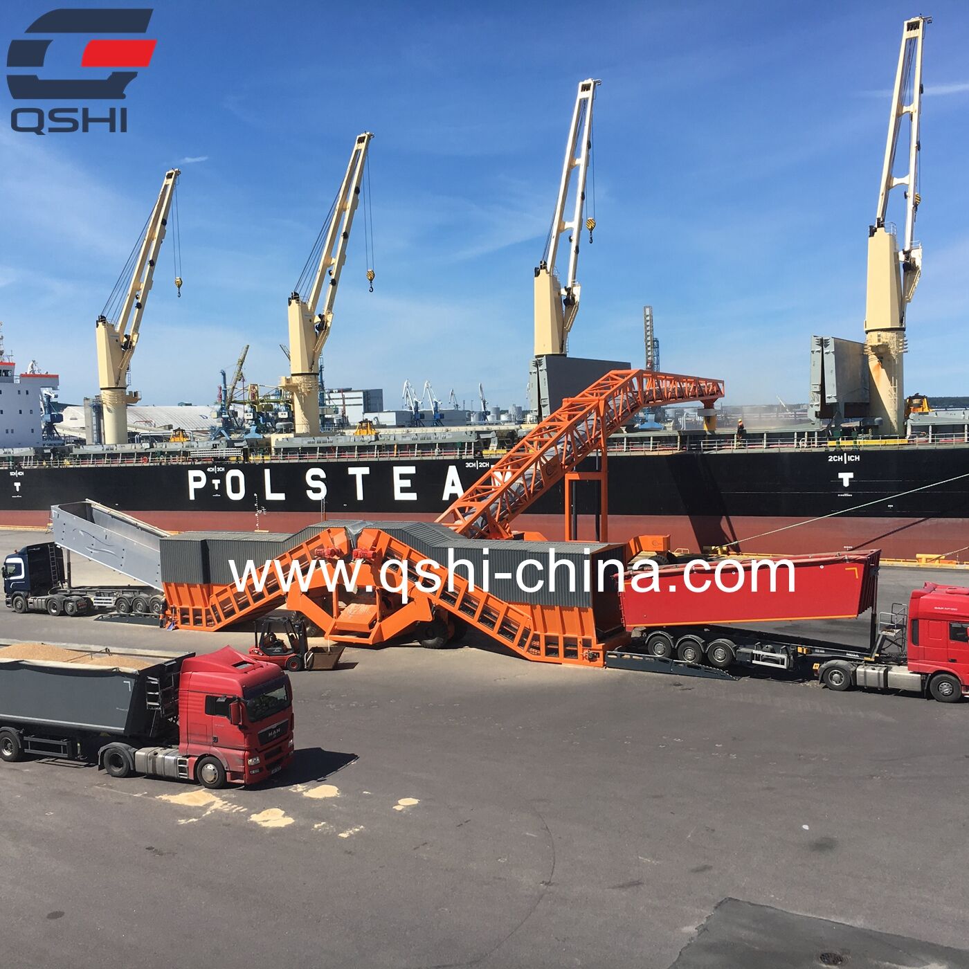 Buy China Wholesale Qshi Hot Sale 1300tph Mobile Type Ship Loading ...