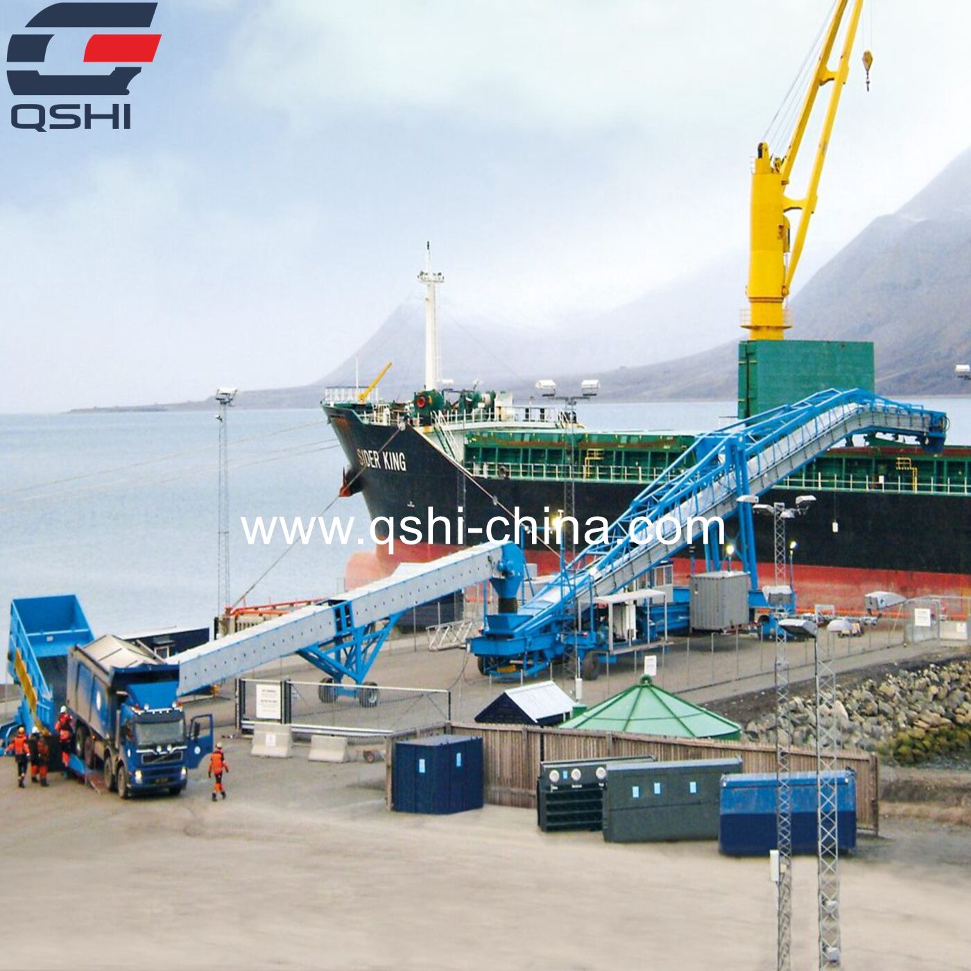Buy China Wholesale Qshi Hot Sale 1300tph Mobile Type Ship Loading ...