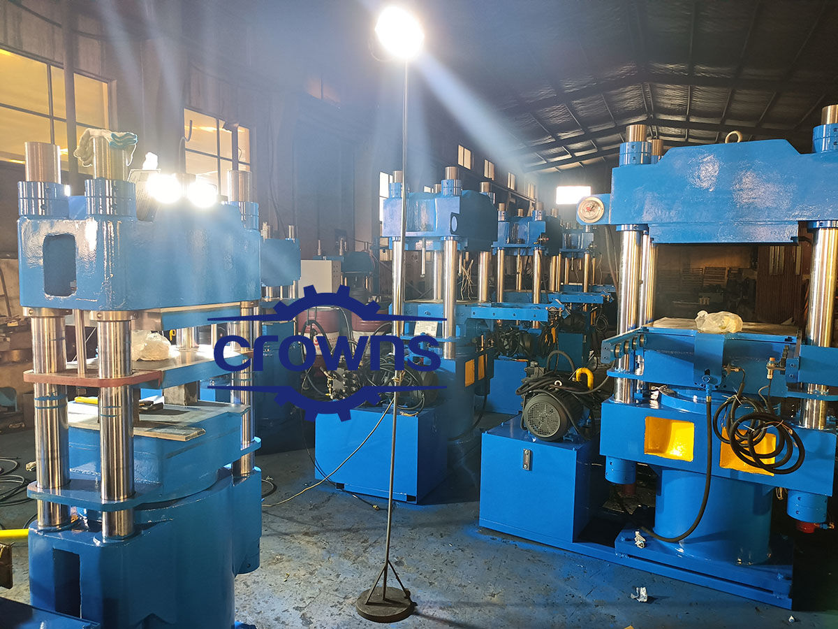 Double Press Station Hydraulic Vulcanizing Hot Press Machine For Auto ...