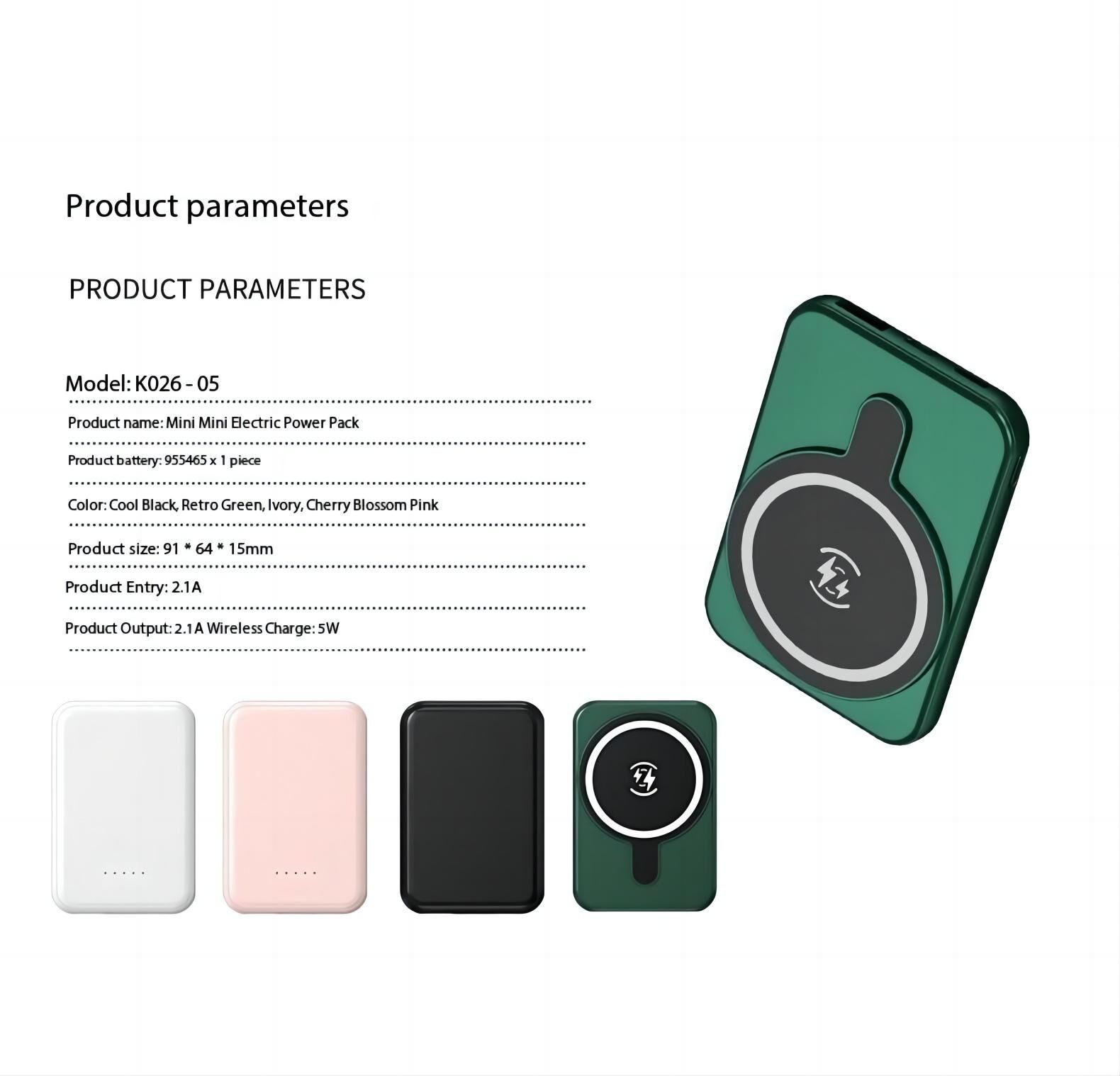 Buy Wholesale China Factory Price K026 Wireless Magsafe Power Bank ...