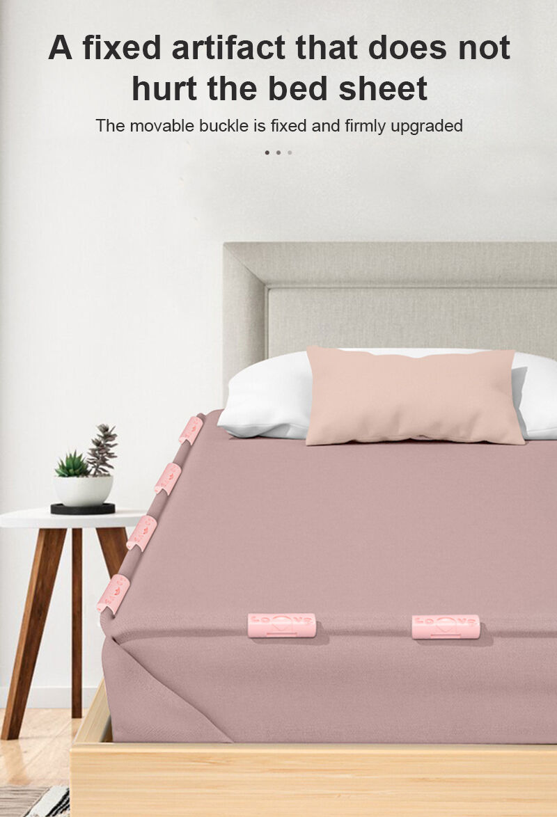 Non Slip Bed Sheet Fixed Clips Multifunction Bed Sheet Grippers Sheet ...