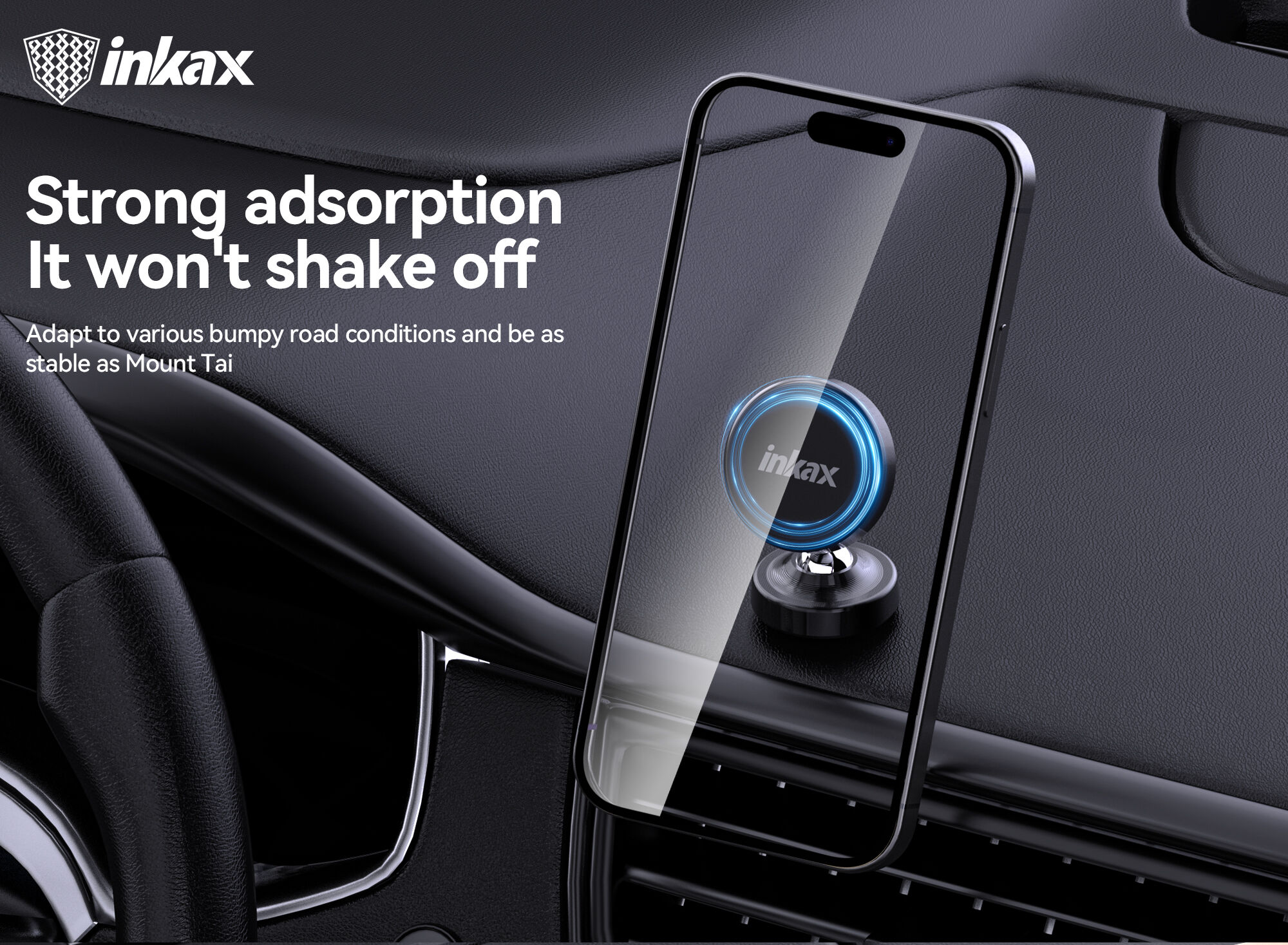 Buy Wholesale China Inkax Car Holder Magnetic Rotate 720° Metal ...