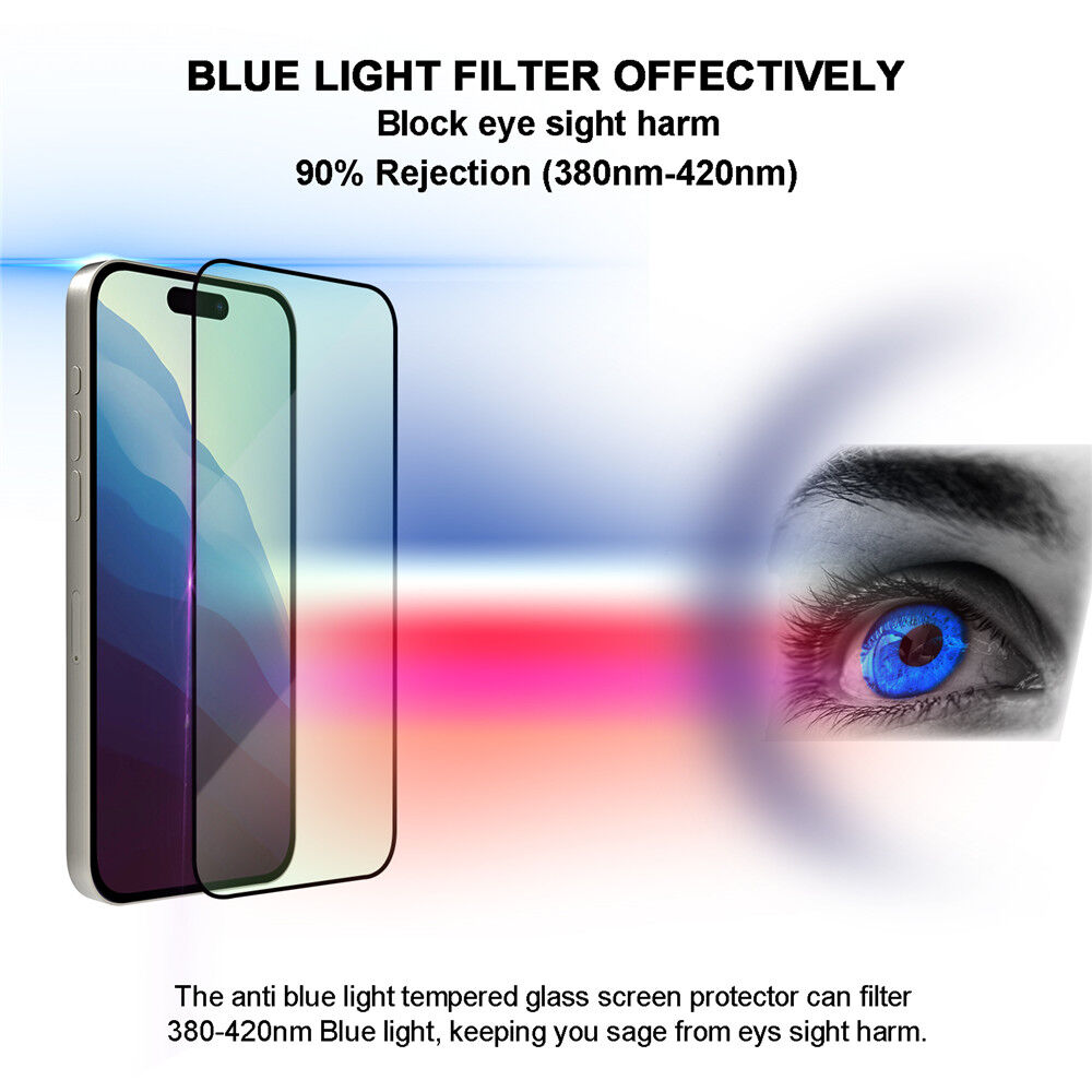 Buy Wholesale China Vmax 2.5d Silkprint Anti Blue Ray Light Tempered ...