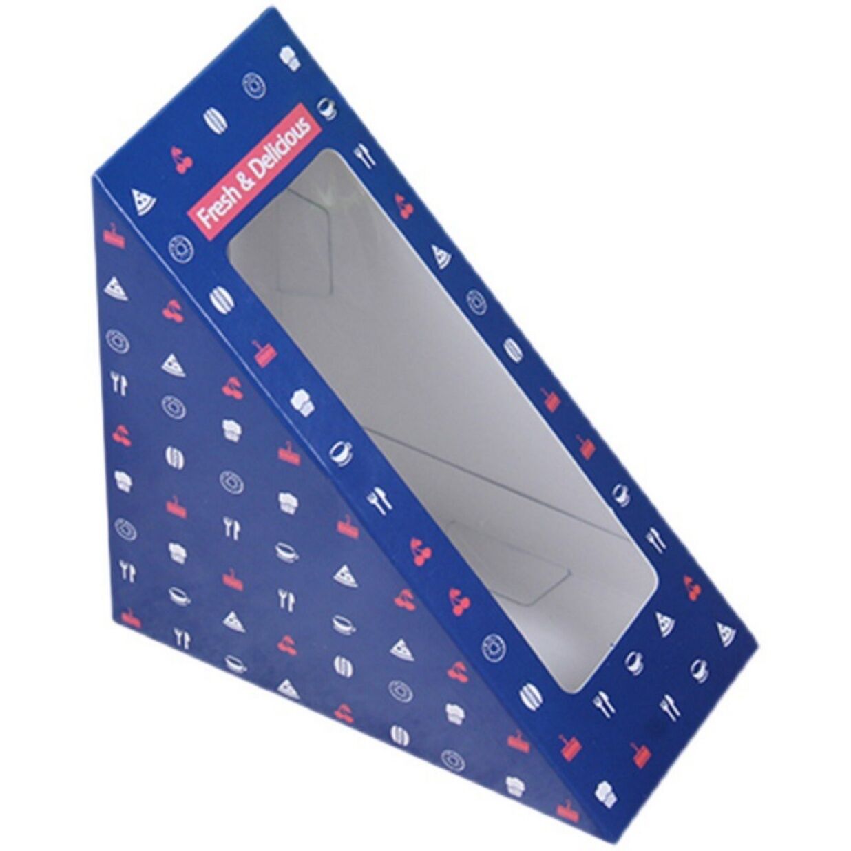 Sandwich Packaging Box With Window Opening, Transparent Disposable ...