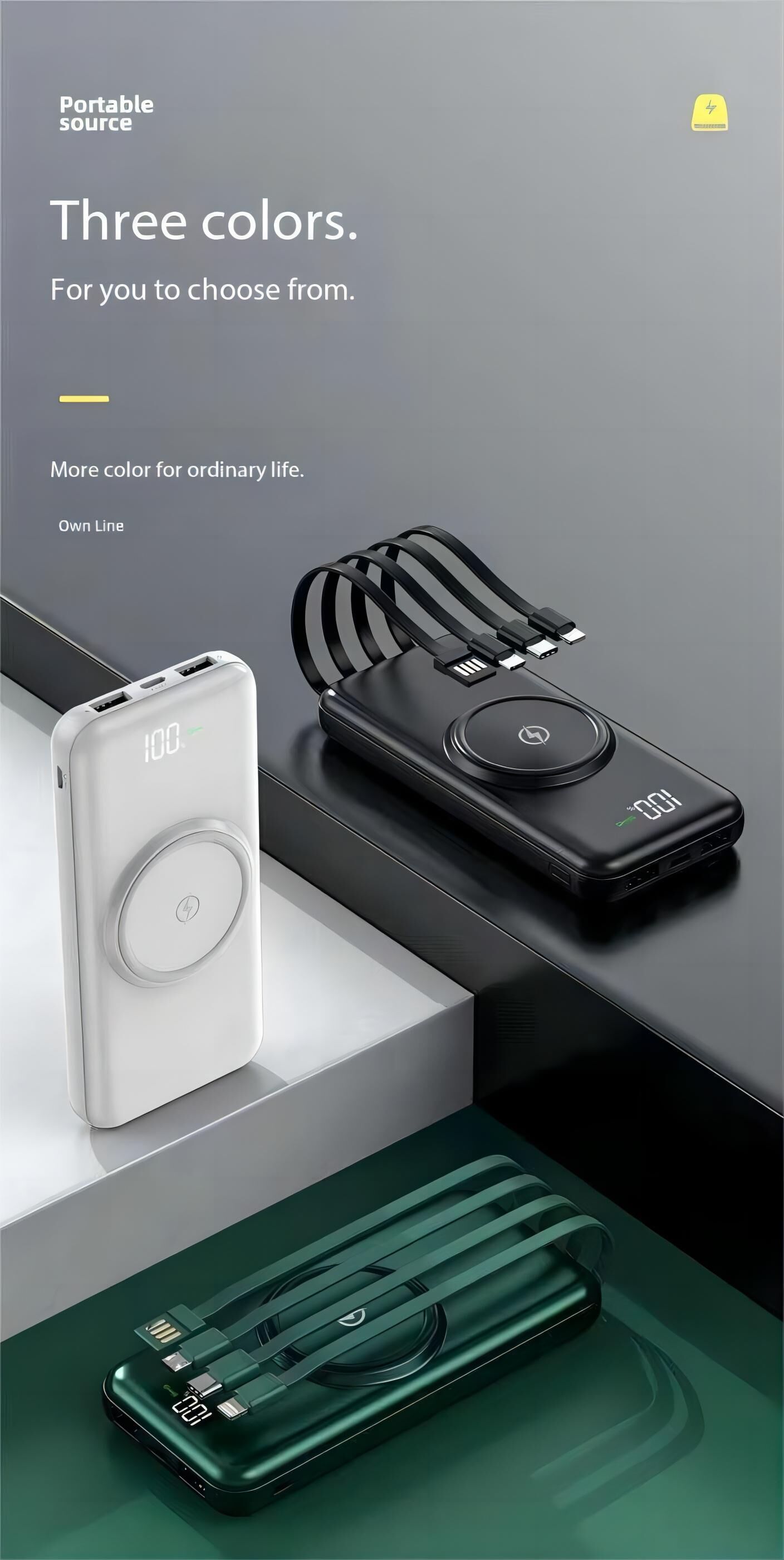 Buy Wholesale China Factory Price K074 Wireless Magsafe Power Bank Fast ...