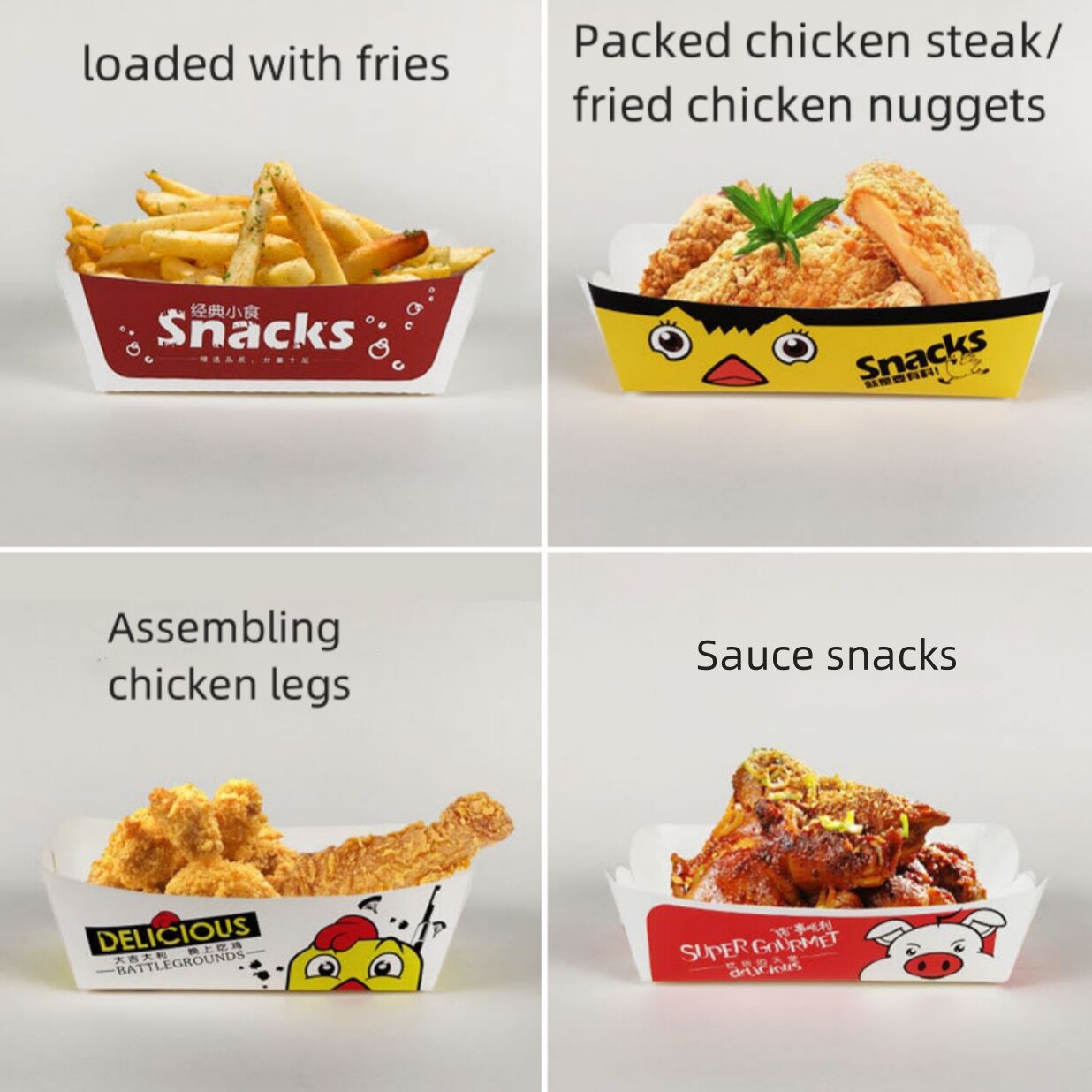 Buy Wholesale China Disposable Oil-proof Fried Chicken, French Fries ...