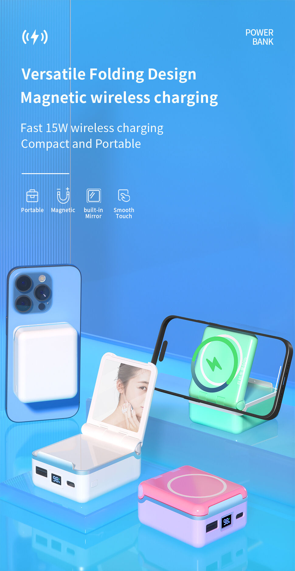 Buy Wholesale China 5000mah Mini-size Magnetic Power Bank And Fast ...