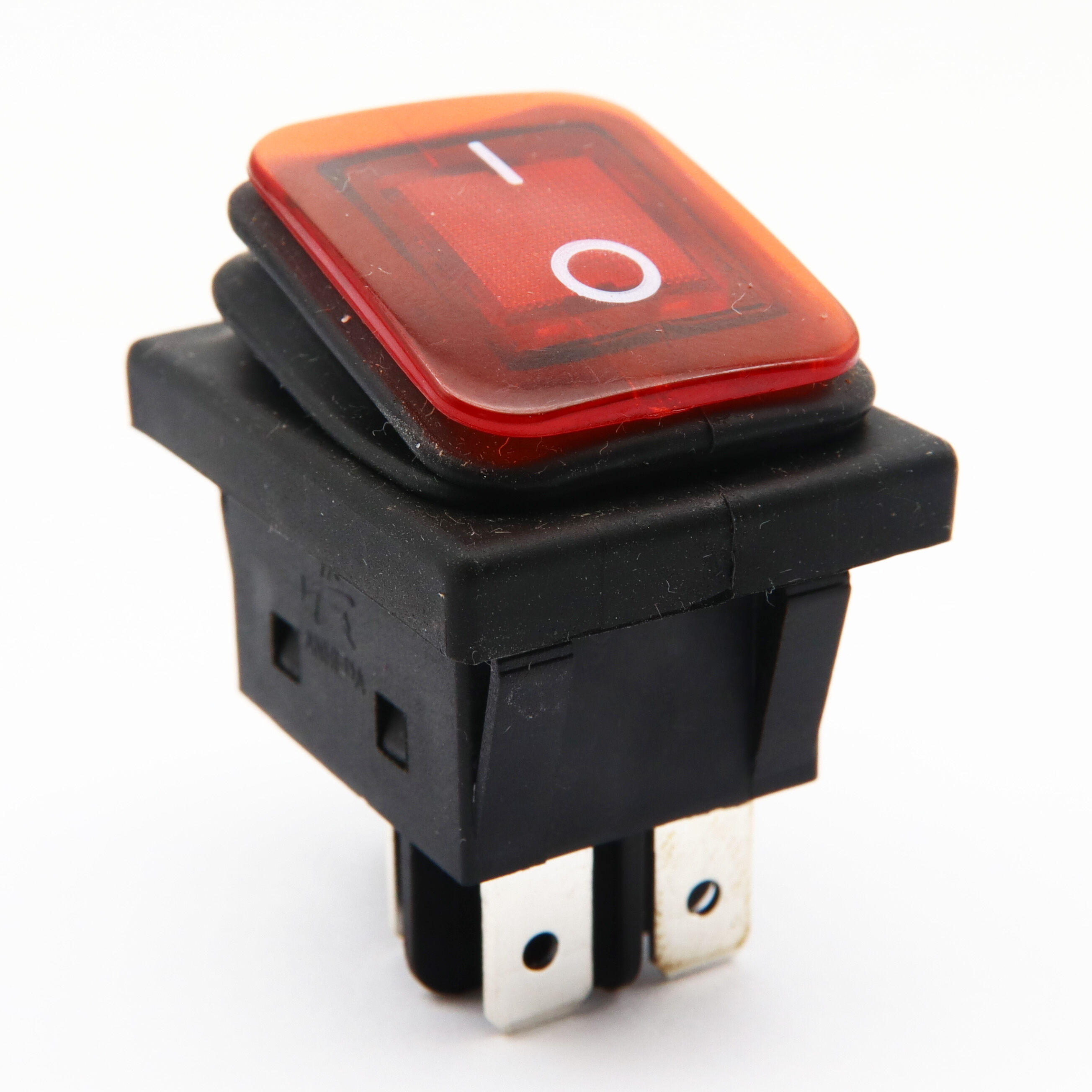 Rocker Switch Kcd4 High-current Waterproof Silver Point 4 Pins With ...