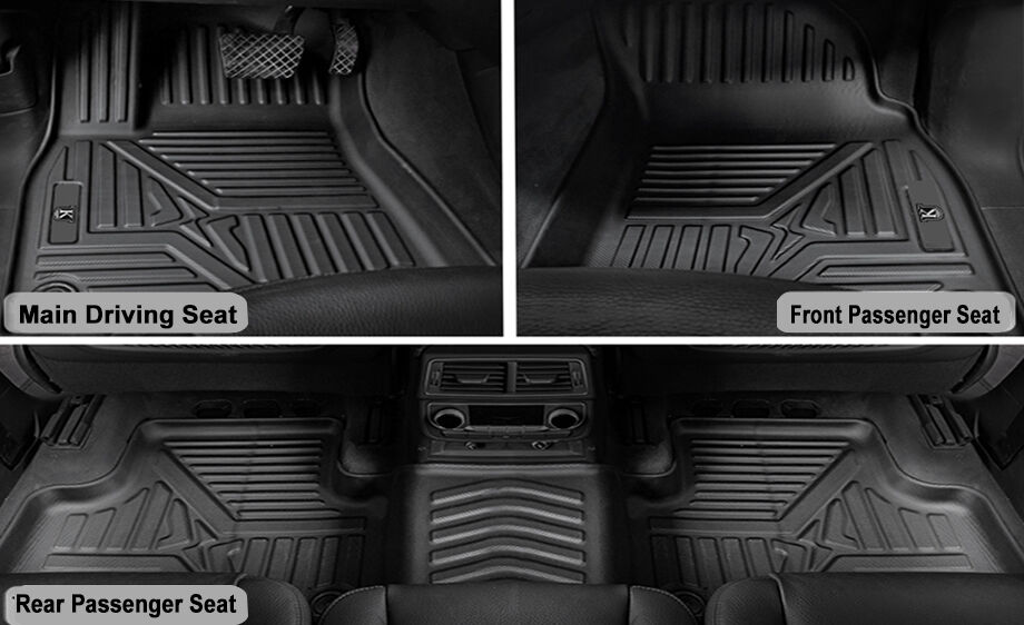 All Weather Waterproof 3d Tpe Car Floor Mats Anti Slip Custom Fit Liner ...