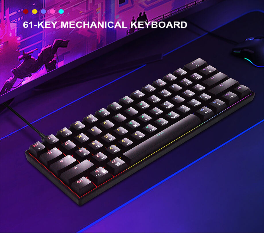 Buy Wholesale China 60 Percent Gaming Keyboard Mechanical Red Switch 60 ...