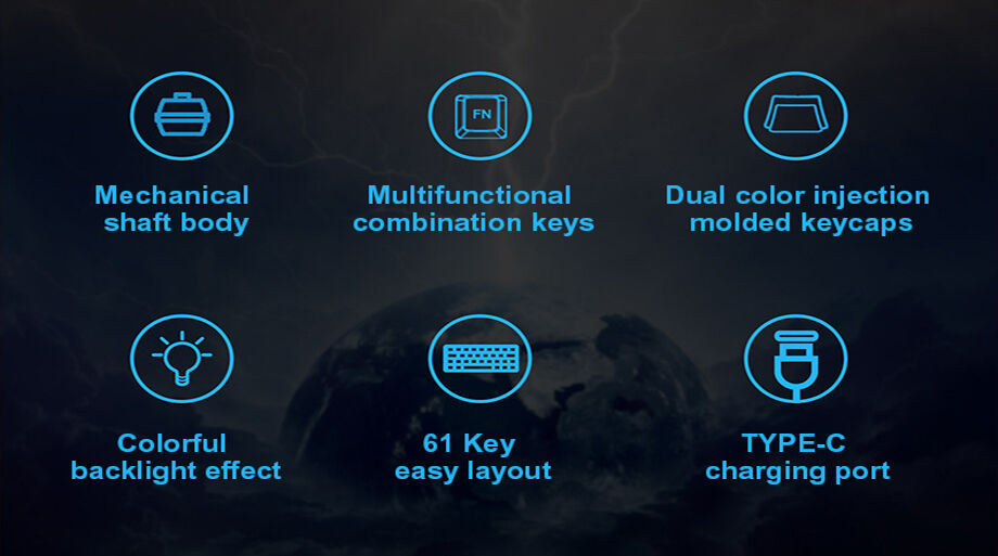 Buy China Wholesale Wired Gaming Keyboard Blue Switch Red Switch Rgb ...