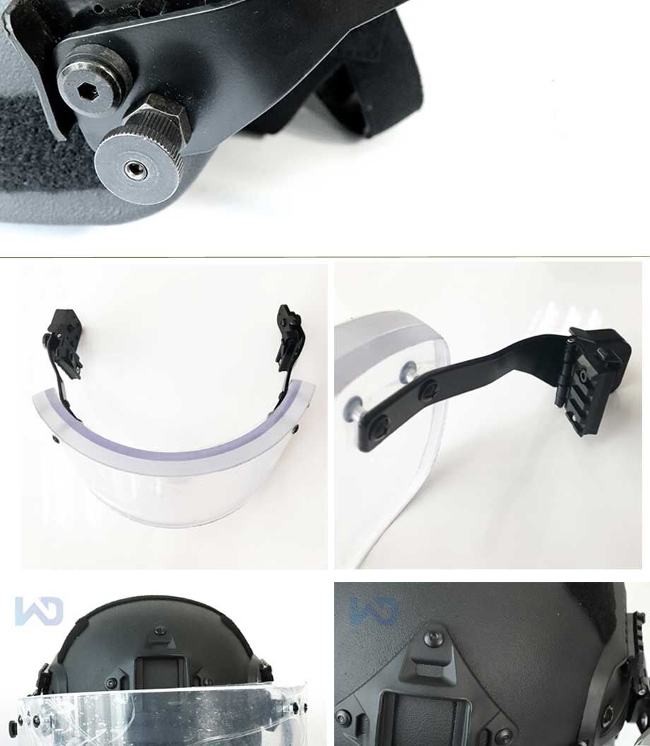 Weidu Nij 0101.06 Level Iiia Bullet Proof Visor - Buy China Wholesale ...